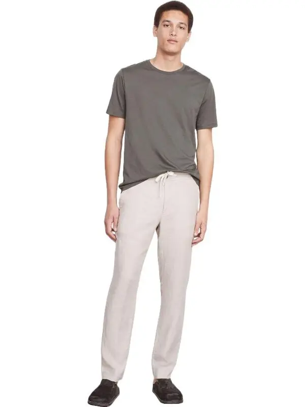 Vince Drawstring Casual Pants - Gray