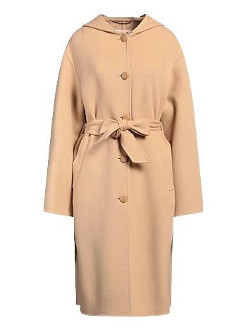 Marni Long-sleeve Hooded Coat - Nude