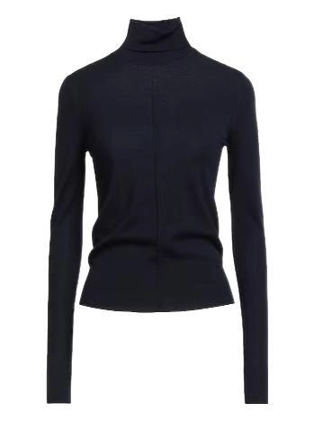 Chloé Long-sleeve Wool Turtleneck Top - Black