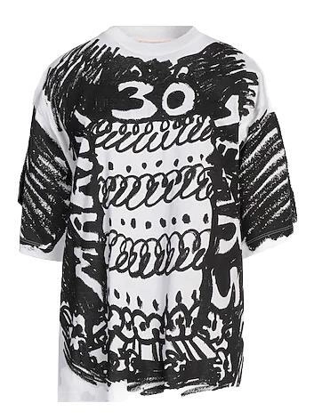 Marni Printed Short Sleeve T-shirt - Black