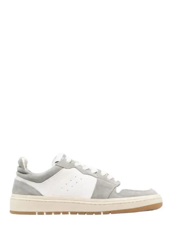 Closed Panelled Low-top Sneakers - White