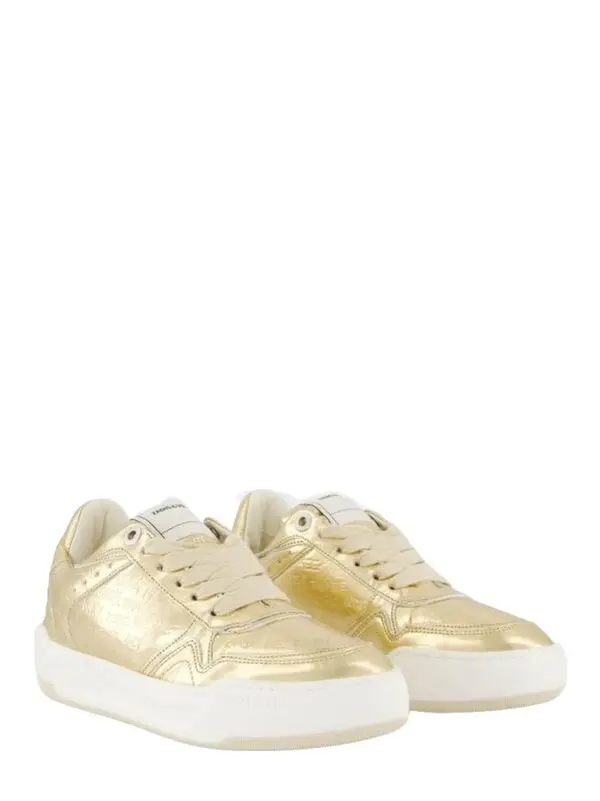 Zadig&Voltaire Vintage Lace-up Sneakers - Nude