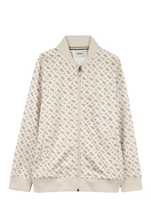 Hugo Boss Long-sleeved Knitted Cardigan - Beige