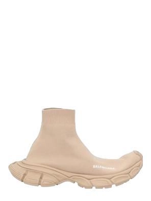 Balenciaga Sock Sneakers With Chunky Sole - Nude