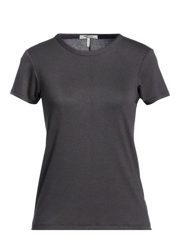 Rag & Bone Short Sleeve Crewneck T-shirt - Black