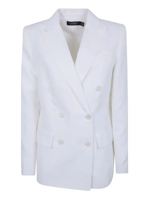Ralph Lauren Double-breasted Tailored Jacket - White