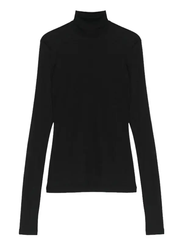 Nanushka Harri Roll-neck T-shirt - Black