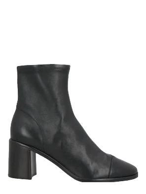 Tory Burch Leather Ankle Boots - Black