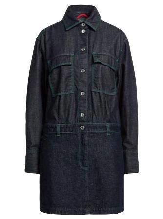 MAXCO. Max&co. Denim Shirt Dress - Black