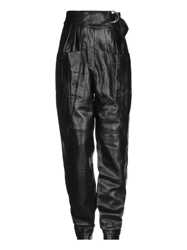 Isabel Marant Étoile Leather Trousers - Black