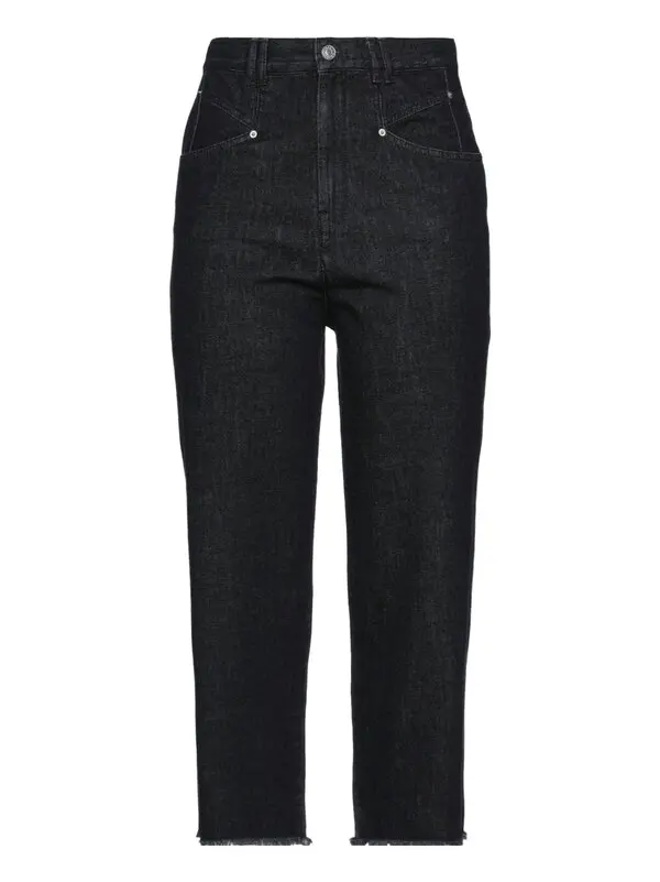 Isabel Marant Étoile High-waisted Tapered Leg Jeans - Black