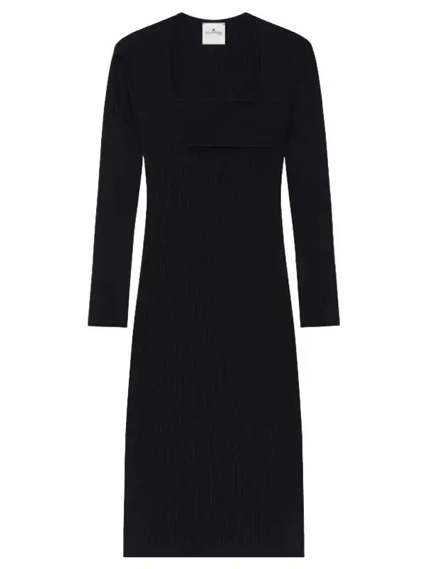 COURREGES Infinity Mini Dress - Black