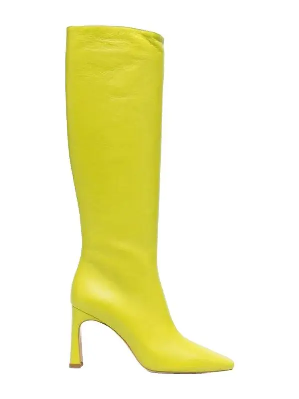 Liu Jo Square-toe Knee-high Boots - Yellow