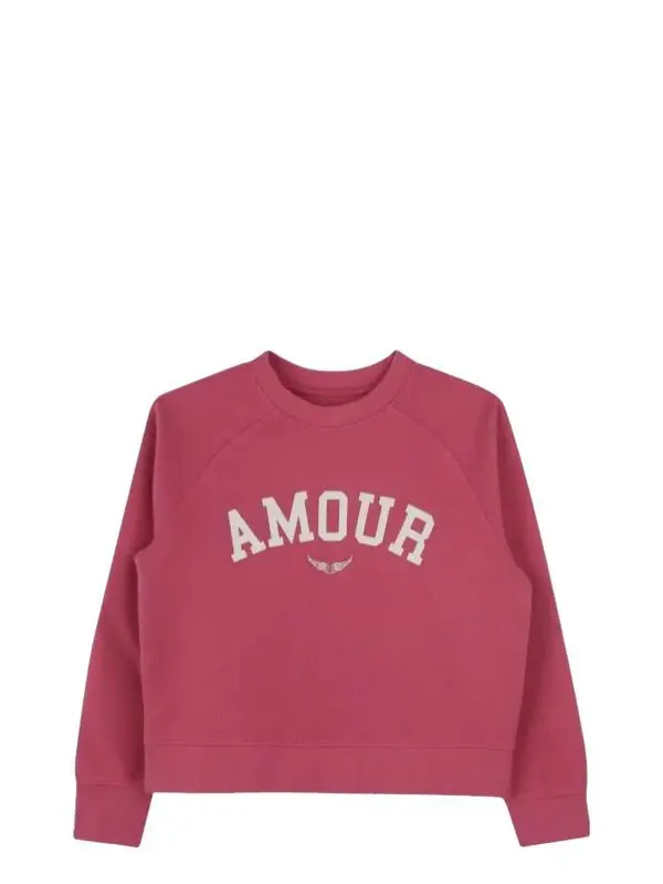 Zadig&Voltaire Amour" Graphic Sweatshirt - Pink