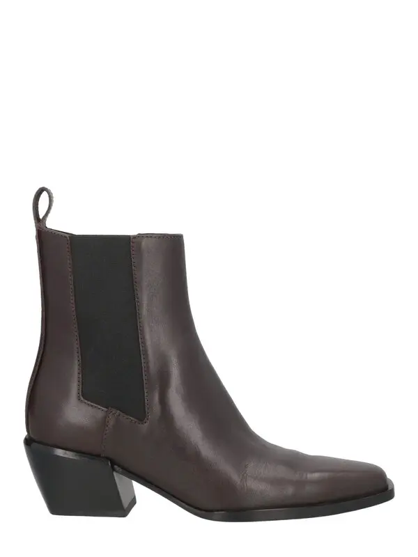 Rag & Bone Pointed Toe Cuban Heel Ankle Boots - Black