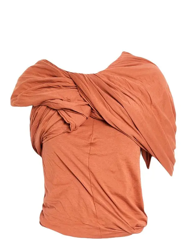 Rick Owens Versatile Crew Neck Top For Fashion Matching - Red