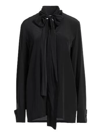 Sportmax Bow-detail Crepe Blouse - Black