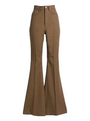 Rick Owens Solid Relaxed Fit Pants - Brown