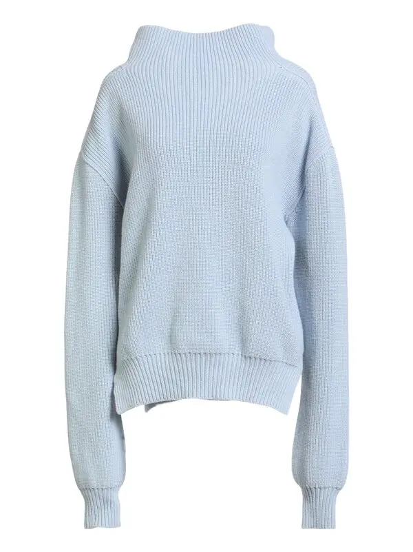 Rick Owens High-neck Wool Sweater - Blue