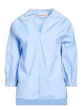 Marni Plain Colour Tops - Blue