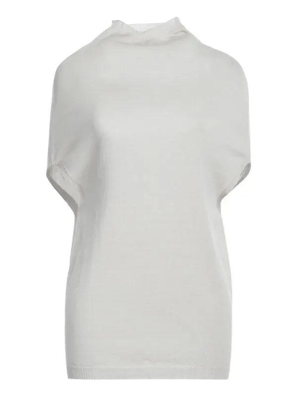 Rick Owens Short-sleeved Turtleneck - White