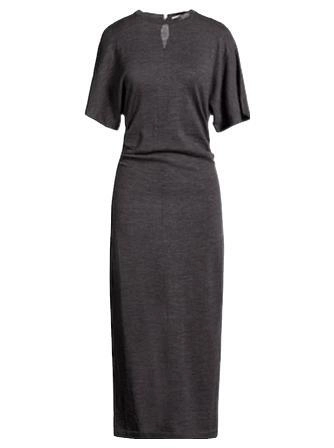 Brunello Cucinelli Slim-fit Knitted Dress - Black