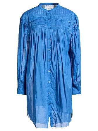 Isabel Marant Étoile Solid Color Shirt Dress - Blue