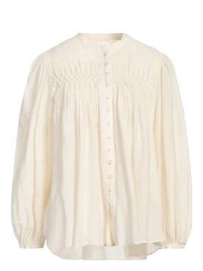 Isabel Marant Étoile Stand-collar Single-breasted Blouse - White