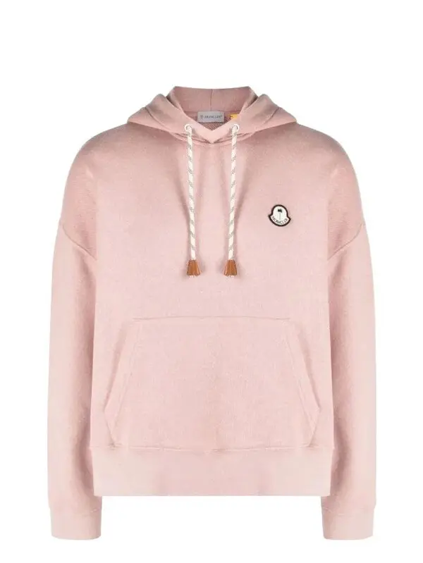Palm Angels Moncler X Tropical Motif Hoodie - Pink