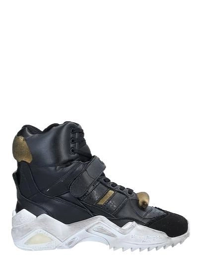 MAISON MARGIELA High-top Leather Casual Sneakers - Black