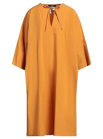 Max Mara Short Sleeve Dress - Orange