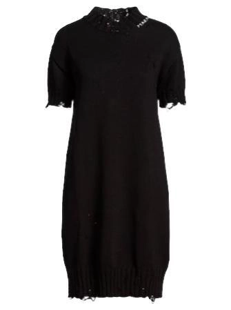 Marni Minimalist Knit Dress - Black