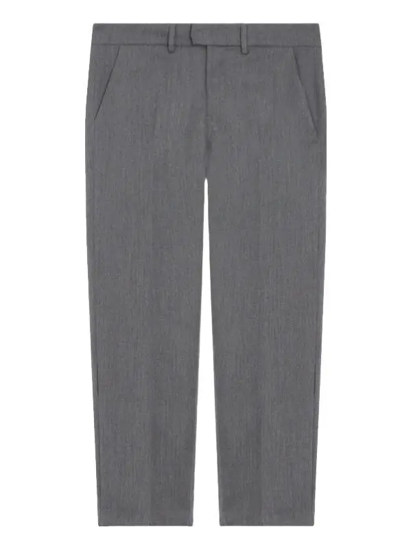 DONDUP Logo Casual Trousers - Gray