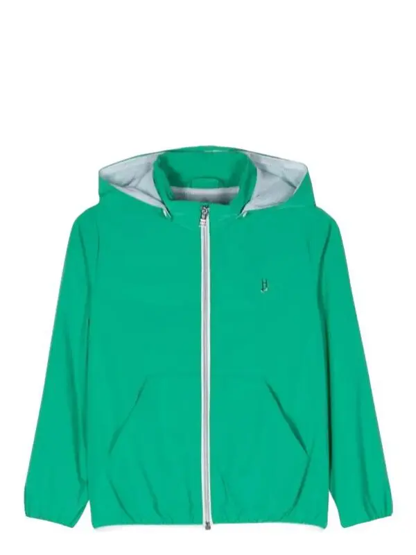 Herno Zip-up Hooded Jacket - Green
