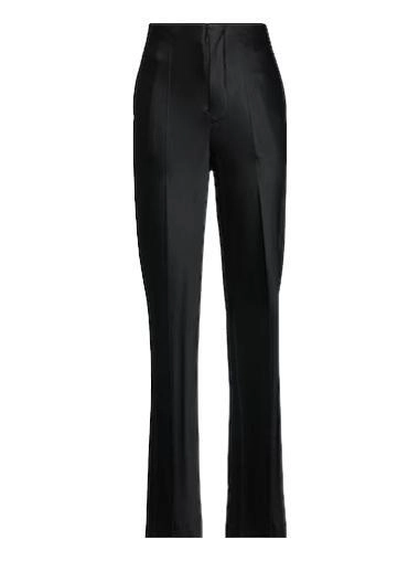 MAISON MARGIELA Solid Satin Tailored Trousers - Black