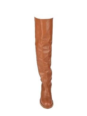 Isabel Marant Étoile Over The Knee Platform Leather Boots - Brown