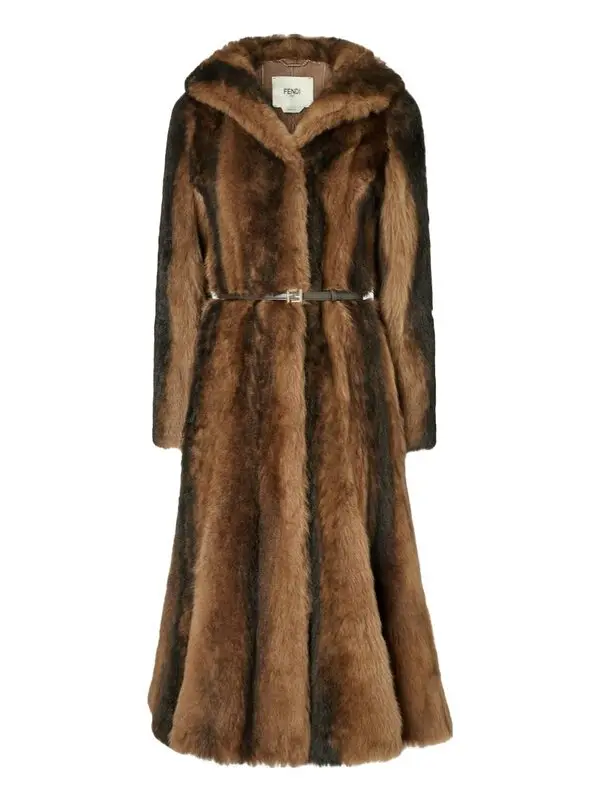 Fendi Dorsato Coat - Beige
