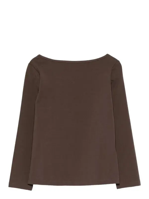 ST. AGNI Long Sleeve T-shirt - Brown