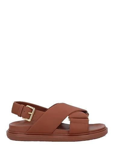 Marni Flat Sandals - Brown