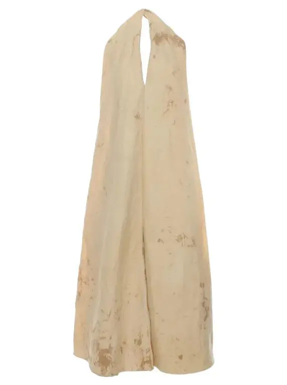 UMA WANG Aloe Open-back Midi Dress - Nude