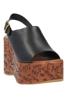 Chloé Wedge Sandals - Brown