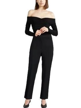 Max Mara High-waisted Slim Tapered Pants - Black