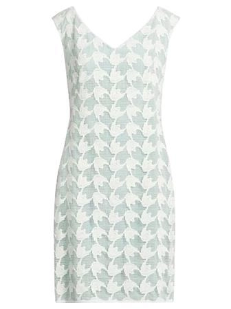 Tory Burch Sleeveless Lace Bodycon Mini Dress - White