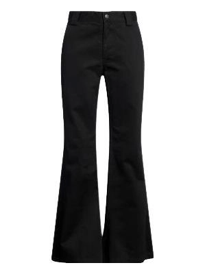 Balenciaga High-waisted Flared Trousers - Black