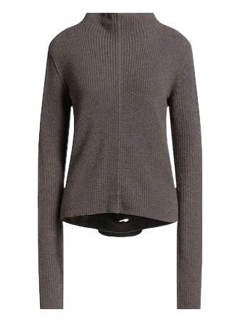 Rick Owens Plain Colour Turtlenecks - Black