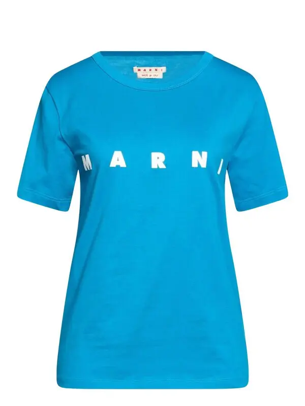 Marni Crewneck Short-sleeve T-shirt - Blue