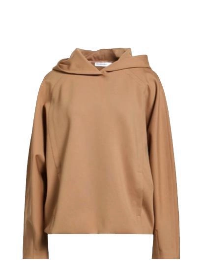 Max Mara Hooded Sweatshirt In Stretch Jersey - Nude