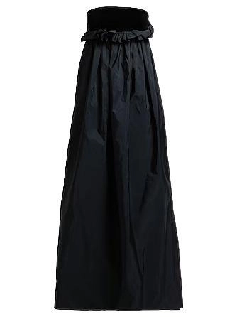 Max Mara Sleeveless A-line Maxi Dress With Crystal Embellishments - Black