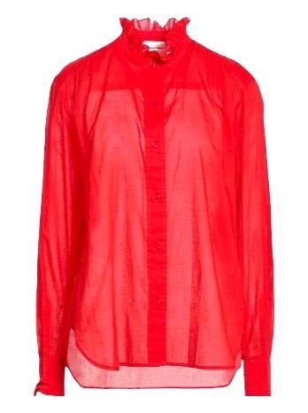 Isabel Marant Étoile Long-sleeved Ruched Shirt - Red