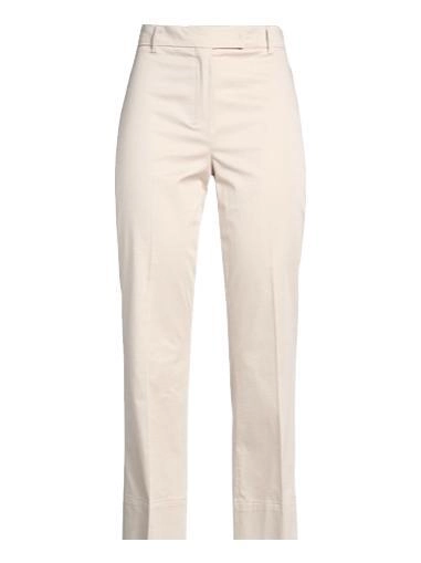 Max Mara Stretch Straight-leg Poplin Trousers - Nude